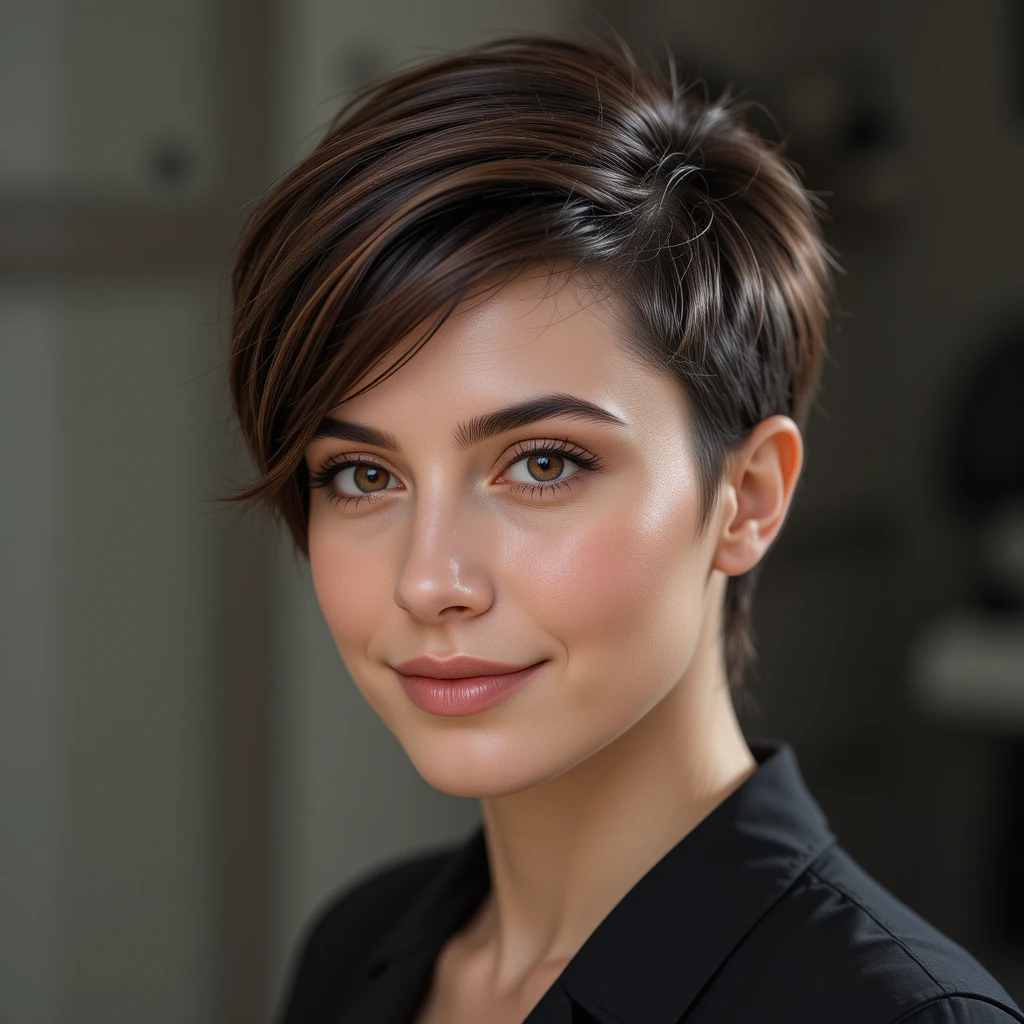 Asymmetrischer Pixie Cut – Der Kurzhaarschnitt-Trend 2025 für selbstbewusste Frauen | FrauStyle